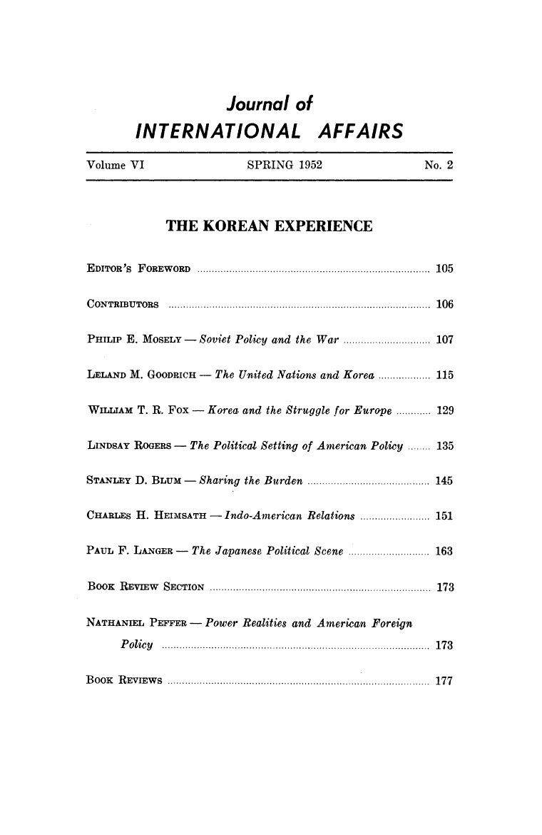 The Korean Experience | Columbia | Journal of International Affairs